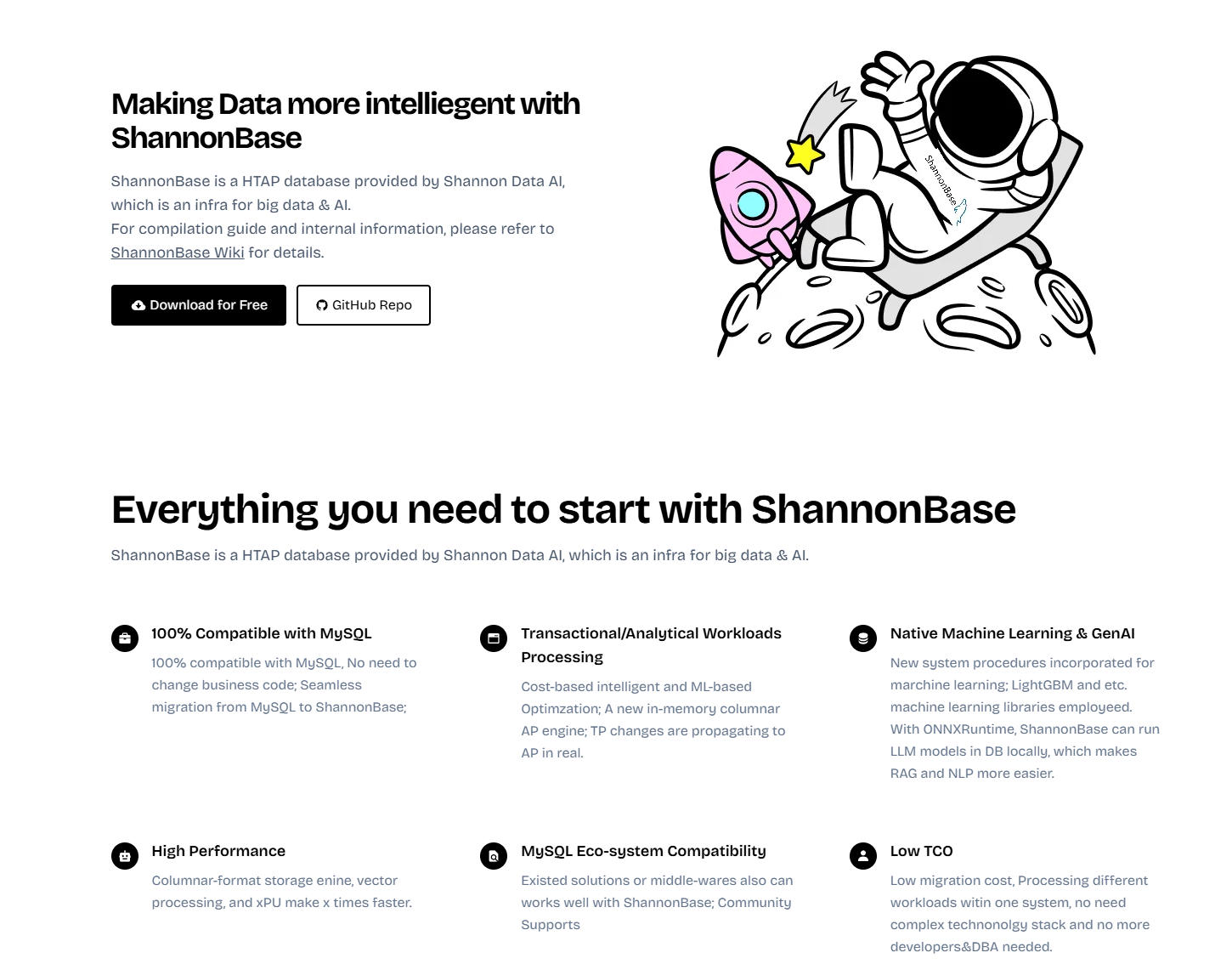 Shannon Data AI - an intellegence data services vendor